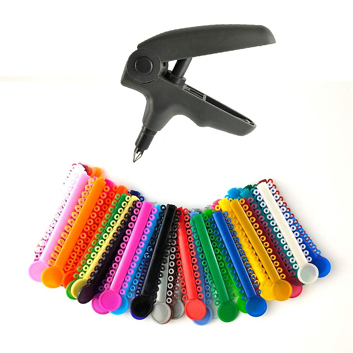 SUPVOX 41PCS Dental Orthodontics Elastic Ligature Ties Rubber Bands Elastomeric Braces