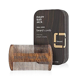 Every Man Jack Beard Comb, Woodgrain
