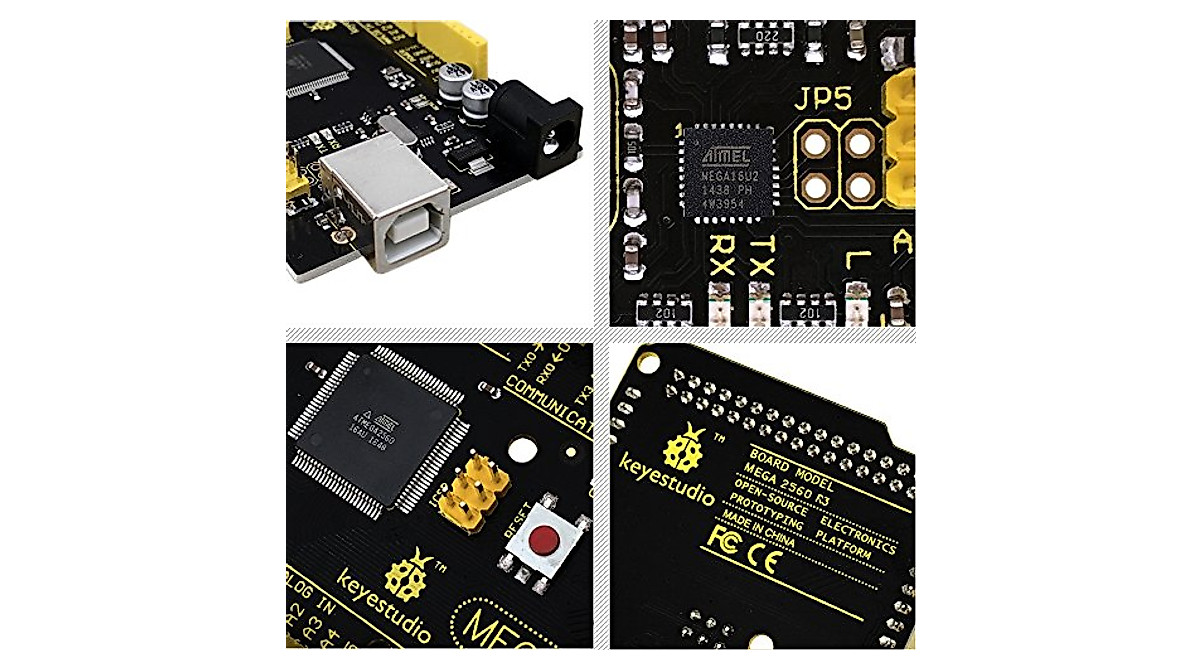 KEYESTUDIO Mega 2560 R3 Board for Arduino Projects