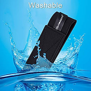 Wisdompro 1 Pair Neoprene Ankle Blousing Garters Trousers Boots Blousers Strap with Hook and Loop for Waders Fly Fishing Hunting Hiking Cycling Gardening Military Uniforms