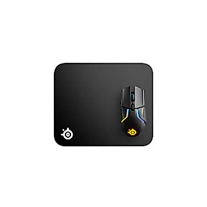 SteelSeries QcK Gaming Surface - Small Cloth - Mouse Pad of All Time - Optimized For Gaming Sensors