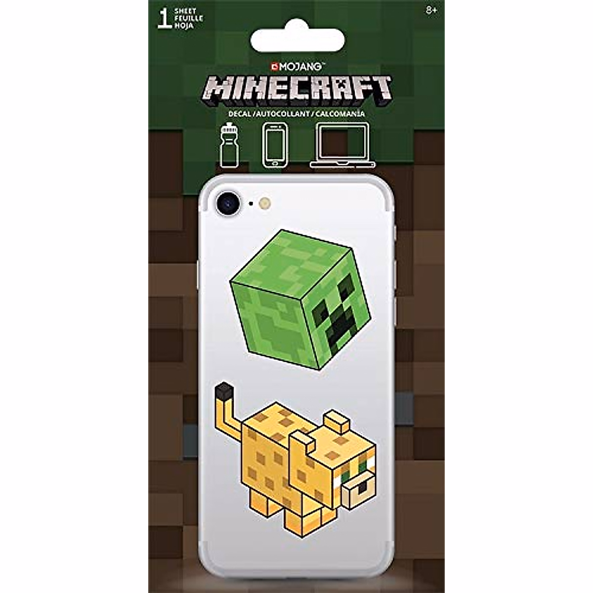 Minecraft Throw Blanket for Boys - Minecraft Plush Throw Blanket Bundle Includes 40" x 50" Minecraft Fluffy Blanket Throw Plus Minecraft Phone Decal, Door Hanger, More | Minecraft Blankets for Boys