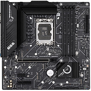 MAXSUN Terminator B660 LGA 1700(Intel 12th Gen) mATX Motherboard (PCIe 4.0, DDR4,3xM.2 Slots, 2.5Gb LAN, DP, 2 x HDMI, VGA, Rear USB 3.2 Gen 1, Front USB 3.2 Gen 2 Type-C)