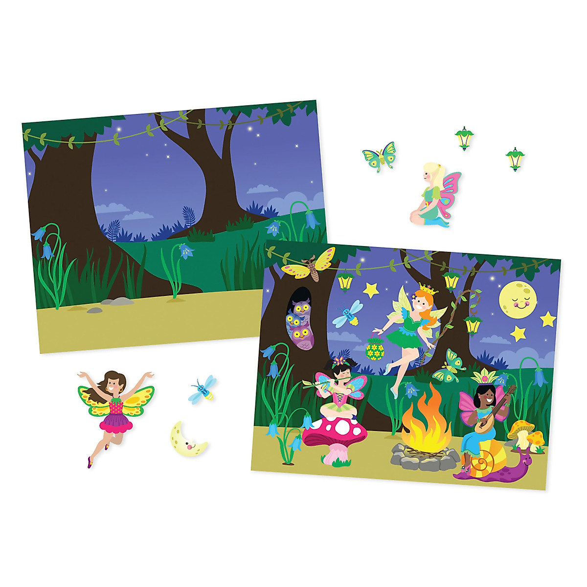 Melissa & Doug Reusable Sticker Pad: Fairies - 200+ Stickers