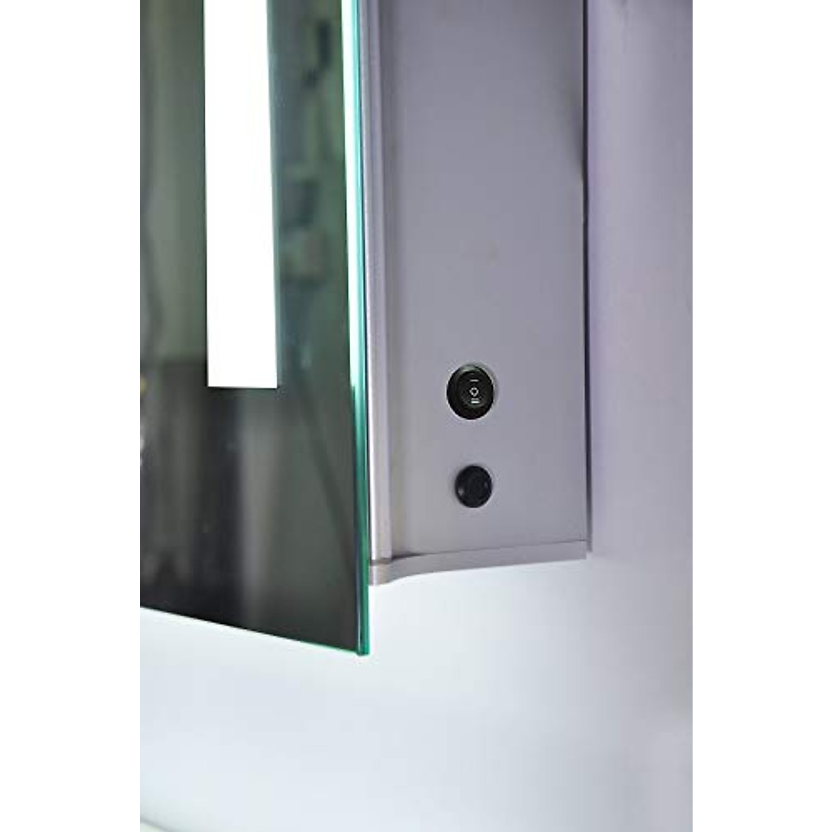 Miseno MMC3026LED MMC3026LED 30" W x 26" H Rectangular Frameless Wall Mounted Medicine Cabinet with LED Lighting