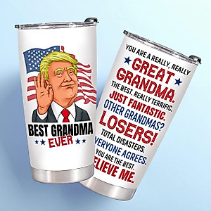 Gifts for Grandma from Grandchildren - Great Grandma Gifts - Christmas Gifts for Grandma - Grandma Christmas Gifts - Grandma Birthday Gifts for Grandma, Grandma Gift Ideas - Grandma Tumbler 20Oz