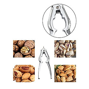 Tqswdmb Clam Opener, Nut Cracker, Walnut Cracker, Crab Cracker, Lobster Cracker, Zinc Alloy Clam Opener, Seafood Seafood Cracker for Hard Shell Nuts Kitchen Cooking Tool Accessories
