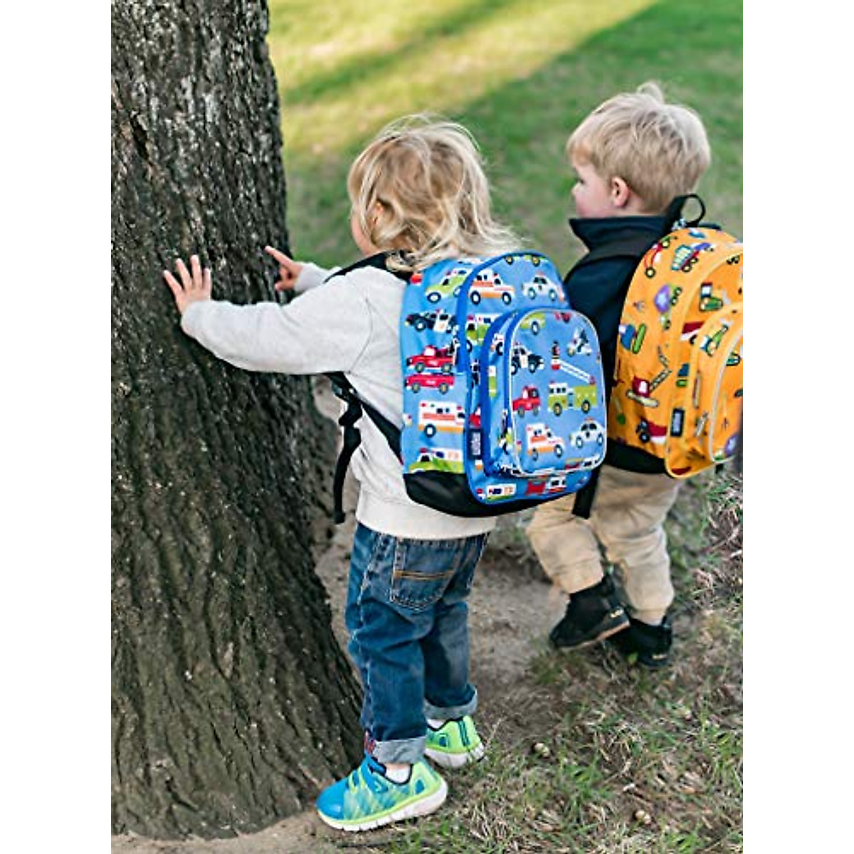 Wildkin 12-Inch Kids Backpack for Boys & Girls, Perfect for Daycare and Preschool, Toddler Bags Features Padded Back & Adjustable Strap, Ideal for School & Travel Backpacks (Heroes)