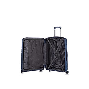 Rockland Vienna Hardside Luggage with Spinner Wheels, Navy, 3-Piece Set (20/24/28)