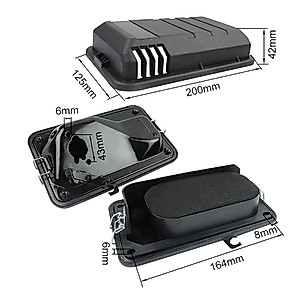 FLYPIG Air Filter Housing Box/Cover Assembly For Honda GX200 6.5HP GX160 5.5HPGX170 GX120 Generator Replace 17211-ZB2-000