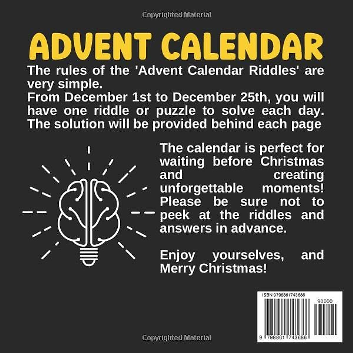Advent Calendar Riddles and Games: A family advent calendar, suitable for both children and adults | A gift book for the run up to Christmas packed ... A fun-filled and original gift for December!