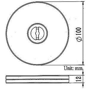 TamBee 2PC 4Inch Acrylic Lazy Susan Turntable Organizer Revolving Display Base Acrylic for Spice Rack Table Cake Kitchen Pantry Decorating Black