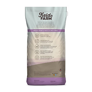 KENT Field and Farm Llama and Alpaca Pellet Feed | Optimum Vitamins and Nutrience, Balanced Diet, Ingredients | 50 Pound Bag