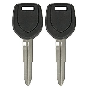 Keyless2Go Replacement for New Uncut Transponder Ignition Car Key MIT17A-PT (2 Pack)