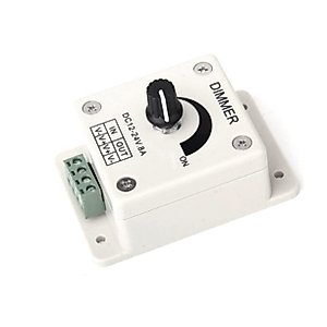OSALADI Tape Light Dimmer Table Lamp Dimmer Dimming Controller Led Bulb Dimmer Controller Adjuster Knob Control Lighting Led Led Lightbulbulbs White Dc 8a Plate
