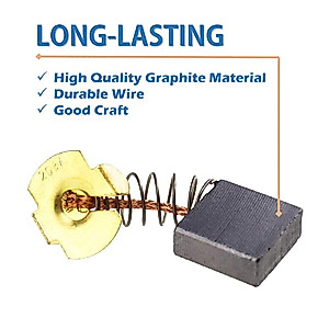 4pcs longlife CB204 Carbon Brush replacement for Makita CB-204, CB-203, CB202, 191944-6, 191953-5, 191957-7, 181051-3, 643200-5 (4 pcs/pack)