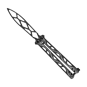 Kershaw Balanza Trainer, Butterfly Knife with Blunt Blade, Rounded Tip,black