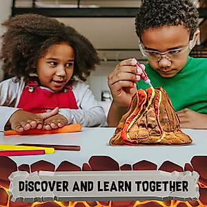 Original Stationery Lava Science Slime Kit, Fun Science Kit to Play Slime Games, Create Glow in The Dark Slime & Make Science Experiments for Kids 6-8