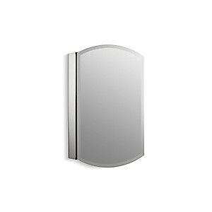 Archer® 20" W x 31" H Aluminum Single-Door Medicine cabinet, Beveled edges