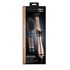 Conair Hot Air Multi-Styler, Rose Gold, Ceramic, Corded Electric, Volumize, Curl, Wave, Smooth