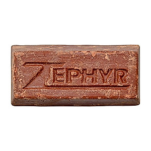 Zephyr Products AWY58-8WB Yellow 8" Airway Buffing Wheel with 1 LB Tripoli Bar Heavy/Medium Cut, 1 Pack