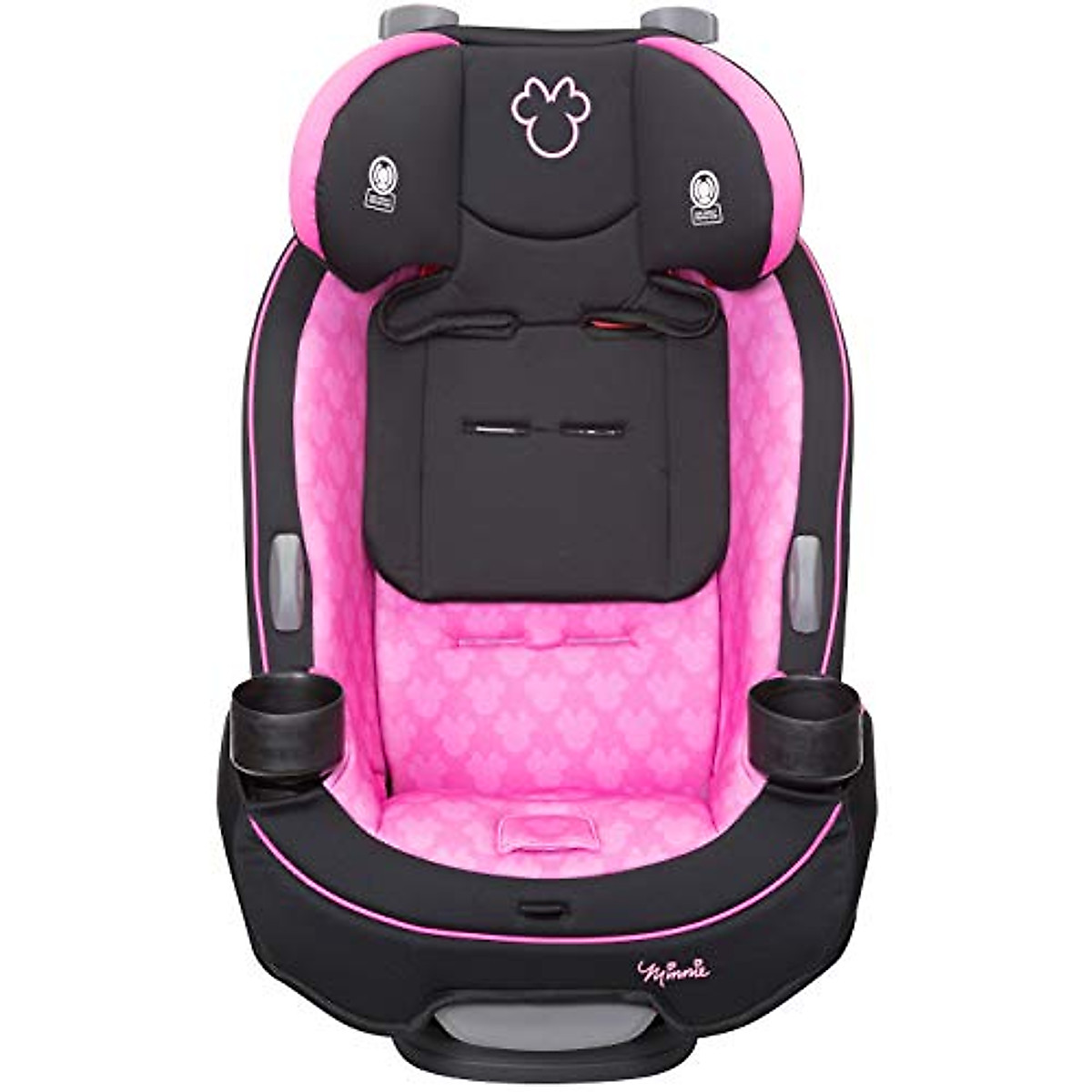 Disney Baby Grow and Go All-in-One Convertible Car Seat, Rear-facing 5-40 pounds, Forward-facing 22-65 pounds, and Belt-positioning booster 40-100 pounds, Simply Minnie