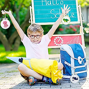 WATINC 5Pcs Embroidery Kit for Kids Stamped Cross Stitch DIY Key Chain with Sea Animals Patterns Needlepoint Starter Kits Ocean Animal Themed Educational Craft Supplies for Beginners Adults Schoolbag