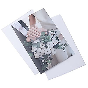 Litpoetic Double Sided Standing Picture Frames, 4x6 Picture Frame Bulk, Two Sided Plastic White Picture Holder Stand for Table Numbers, Wedding,Display (White, 20 Pack)