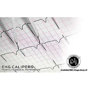 Elite Medical Instruments EMI Basix Economy EKG Caliper EKG-101-V, Violet