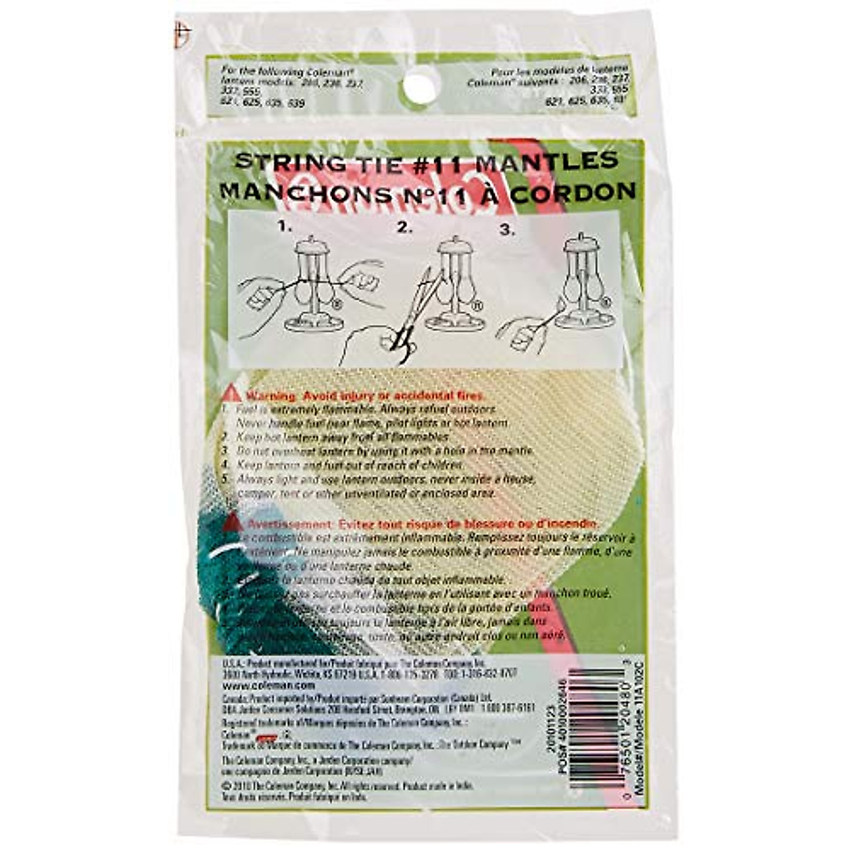 Coleman Mantle Sock TIE 2PK C010