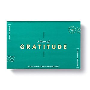 A Year of Gratitude Card Kit by Compendium - A Gratitude Note Card Kit to Inspire 52 Weeks of Giving Thanks