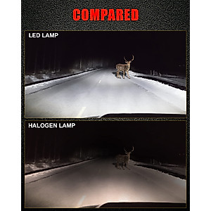 UNI-SHINE 7 inch led headlight, 7" round LED Headlights H6024 led Headlight White Halo Headlight Running Amber Turn Signal Seal Beam Compatible with Jeep Wrangler JK TJ JL CJ