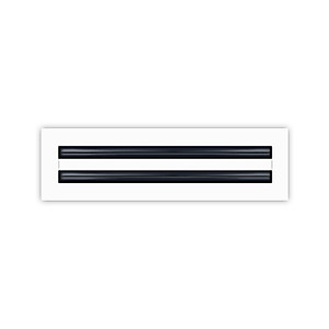 BUILDMART - 14x4 Modern AC Vent Cover - Decorative White Air Vent - Standard Linear Slot Diffuser - Register Grille for Ceiling, Walls & Floors - Texas Buildmart