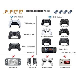 ElecGear 8X Joystick Drift Fix Repair Kit for Controller, Solve Thumbsticks Drifting Issue with Correction Variable Resistor for PS5, PS4, Steam Deck, Xbox, Switch Pro, Drone and VR Analog Sticks