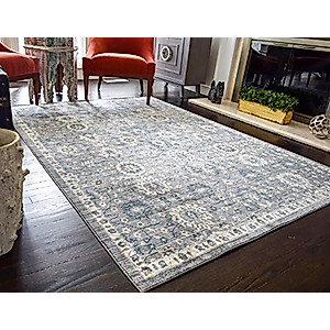 CosmoLiving Patricia Collection Area Rug 8'0"x10'0" Cool Gray