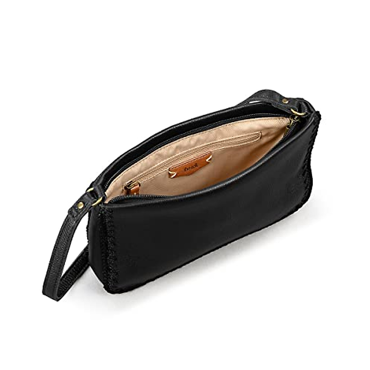 The Sak Womens Flora Mini Shoulder Bag, Black, One Size US
