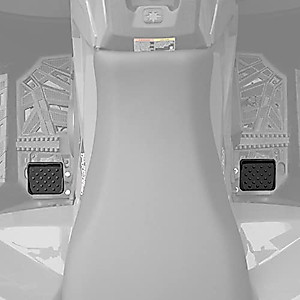 Sportsman Passenger Foot Rest, A & UTV PRO ATV Rear Lounger Foot Pegs Pedal, Anti-Slip Footboards for Polaris Sportsman 570 450 H.O. 2021-2023 Pedestal Accessories, Black, 2PCS