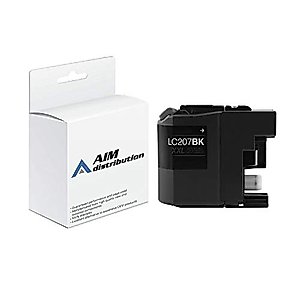 AIM Compatible Replacement for Brother MFC-J4320/4625 Black Extra High Yield Inkjet (1200 Page Yield) (LC-207BK)
