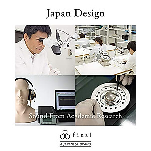 Final A4000 in-Ear Wired Noise Isolating High Precision Clear and Transparent Sound Earphones