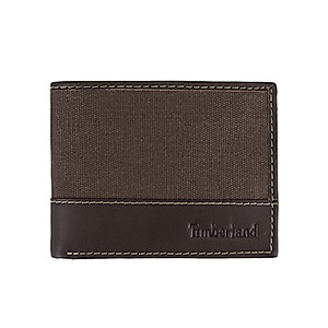 Timberland Men's Baseline Canvas Passcase, Charcoal, One Size