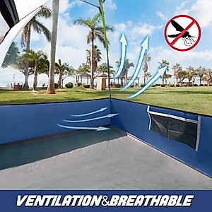 Camping Tent 4 Person, Waterproof Windproof Tent with Rainfly Easy Set up-Portable Dome Tents for Camping