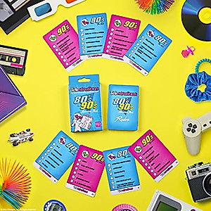Telestrations 80s/90s Expansion Pack | Featuring 600 Totally Awesome Words, Phrases, and References | Great New Addition to Telestrations Party Game