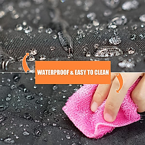 Cargo Liner for Pet, Waterproof Non-Slip Durable Dog Cargo Cover Mat Universal for Cars, SUV, Minivan with Bumper Flap Protector, Large Size