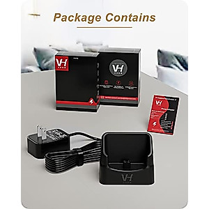 for Andis Charger Base, Replacement Andis Charger Stand with Charging Cord Compatible with Andis Profoil Lithium Plus Titanium Foil Shaver 17200 TS-2