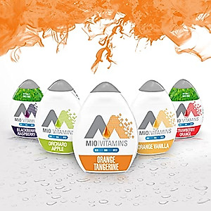 MiO Vitamins Orange Tangerine Liquid Water Enhancer Drink Mix, 1.62 fl oz Bottle, As seen on TikTok