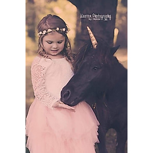 DDazzling Flower Crown Floral Wreath Headband Floral Garland Headbands photo props (Ivory and Gold)