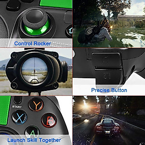 Mobile Game Controller,BestOff Wireless Controller Gamepad Compatible with iOS Android iPhone iPad Samsung Galaxy (does not support above ios 13.4)
