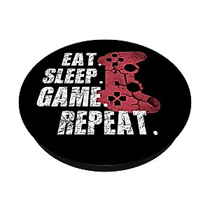 Funny Gamer Video Games Eat Sleep Game Boys Teens PopSockets Swappable PopGrip