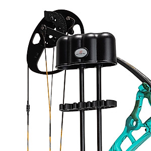 DIAMOND ARCHERY Infinite 305 Adjustable Fully Accessorized Hunting Compound Bow - 7-70 LBS Draw Weight, 19"-31" Draw Length, 305 FPS, Right Hand, Teal Country Root
