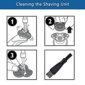 SH60/72 Replacement Shaving Head Blades Compatible with Philips Electric Shaver Razor Series 6000 S6850 S6810 S6820 S6880/81, OEM Upgraded SH60 Replacement Blades for Series 6000 Shaver Heads